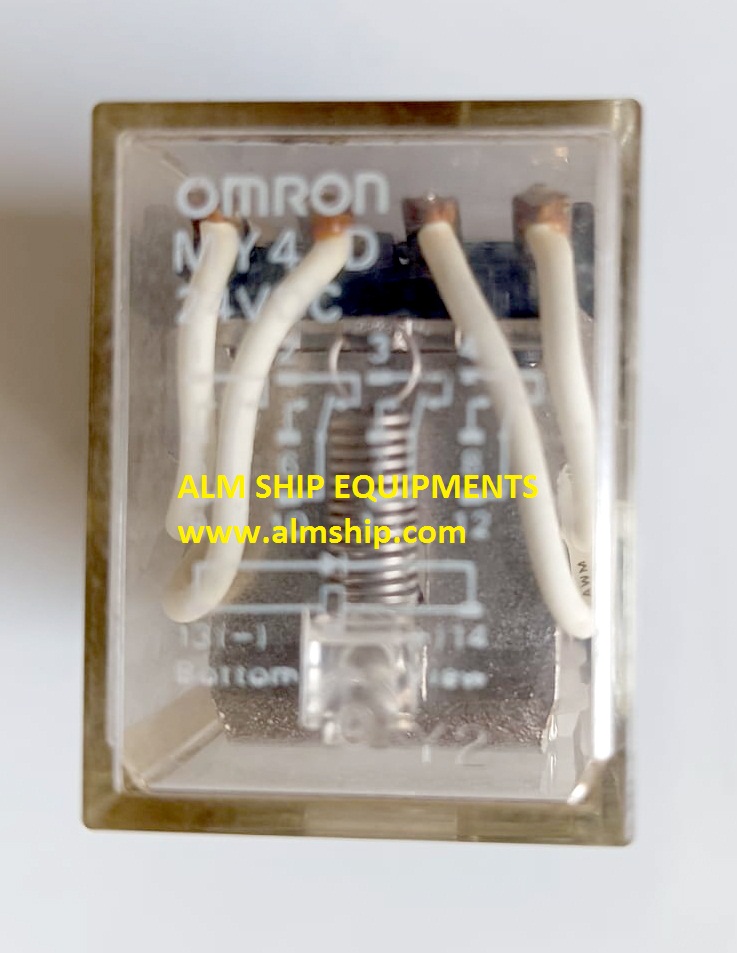 OMRON MY4 D 24VDC RELAY | ALM SHIP EQUIPMENTS